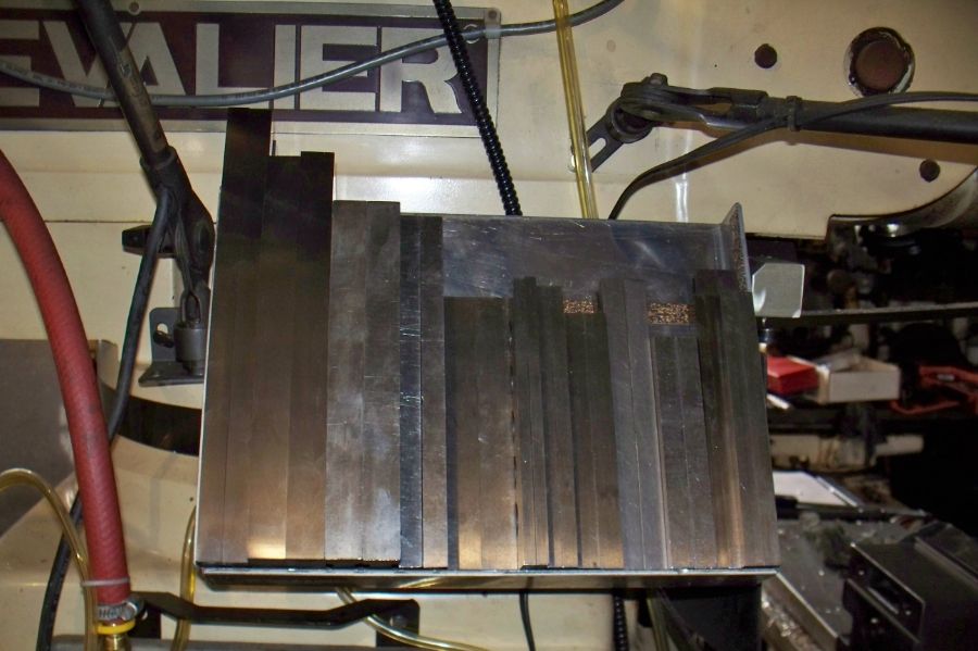 mill mounted rack to hold parallels